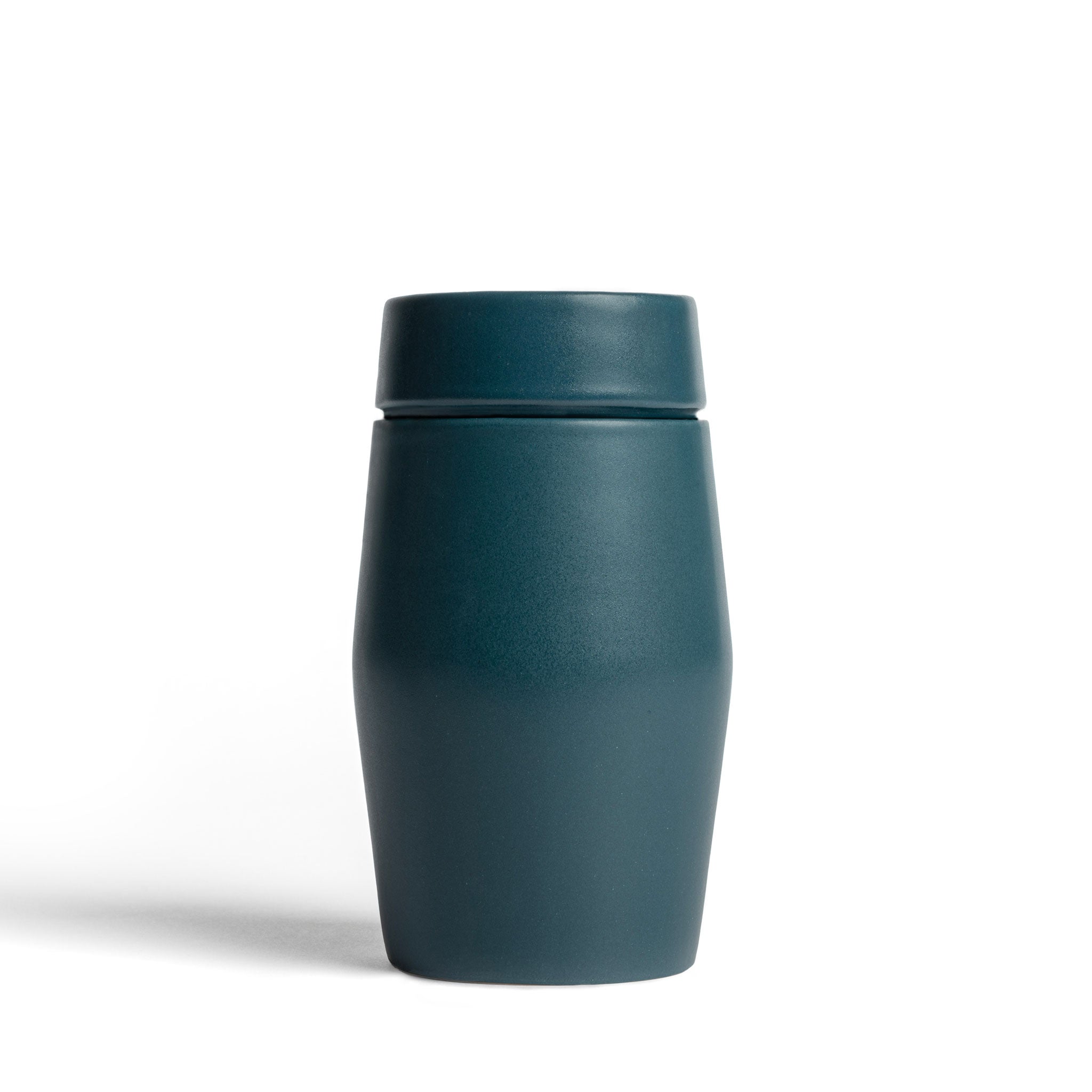 The Epoch Ceramic Urn in Blue - Handmade in Oregon – Oaktree Memorials