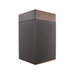 Wood Cremation Urn - The Lenox Urn in Black Walnut – Oaktree Memorials