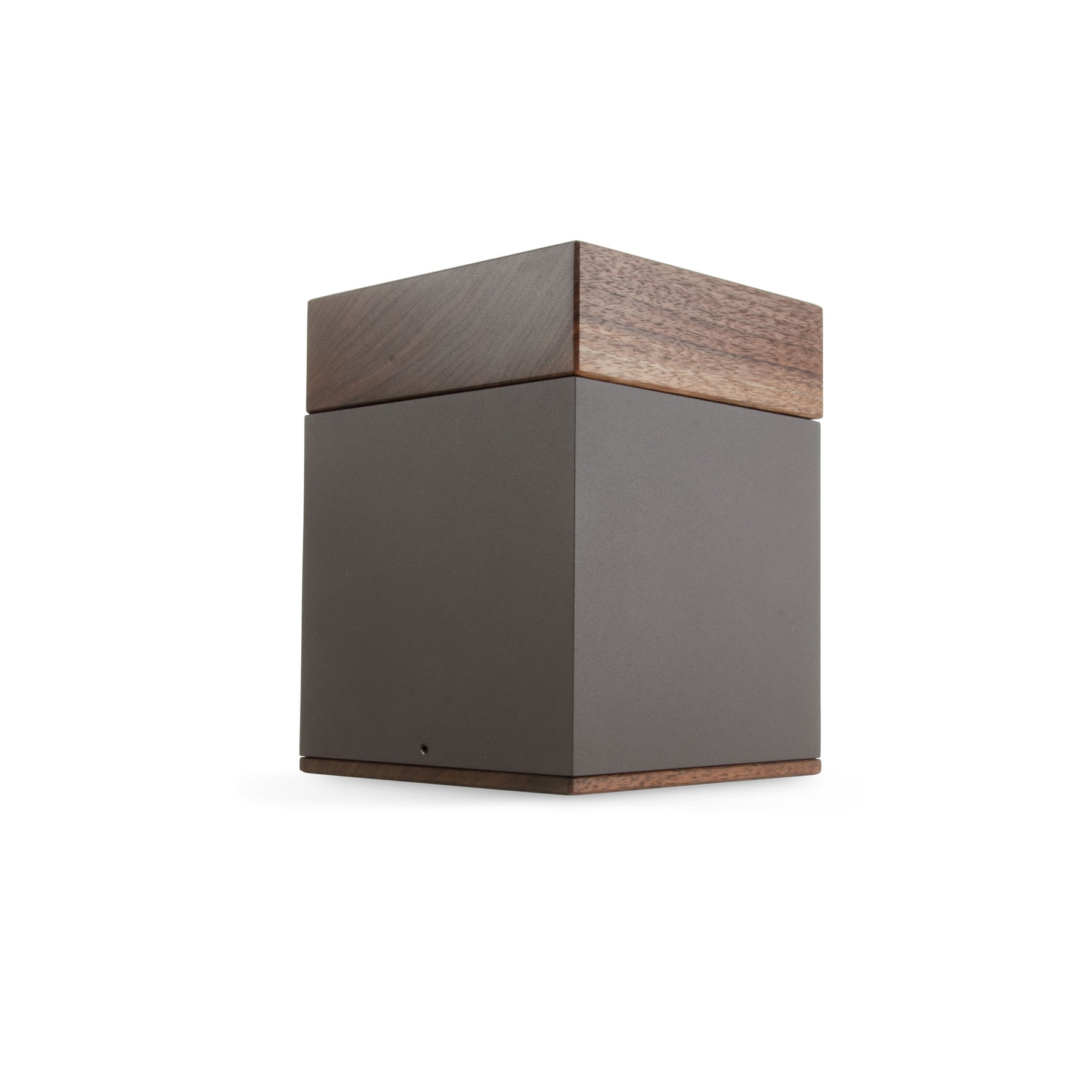 Wood Cremation Urn - The Lenox Urn in Black Walnut – Oaktree Memorials