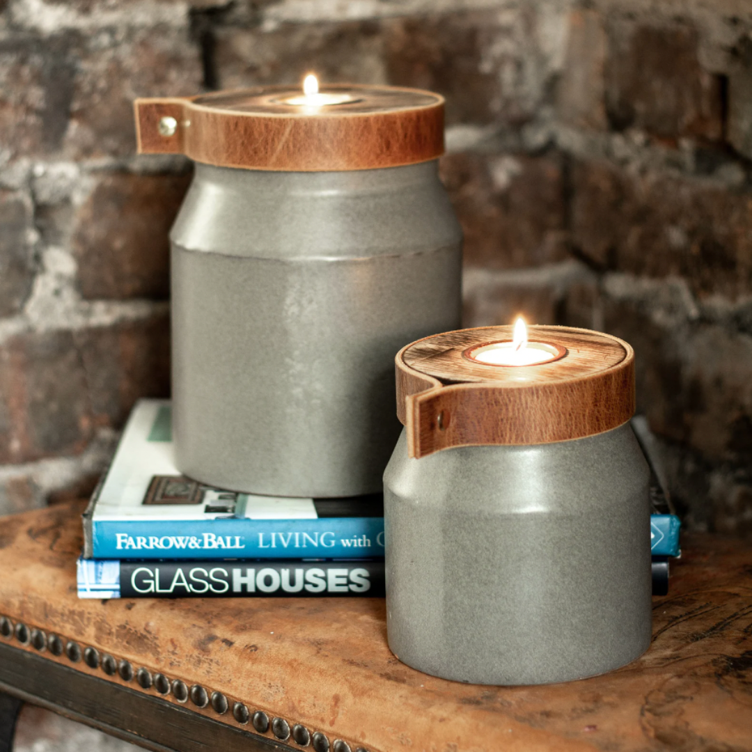 Modern Urn for Ashes - The Parker Candle Urn – Oaktree Memorials